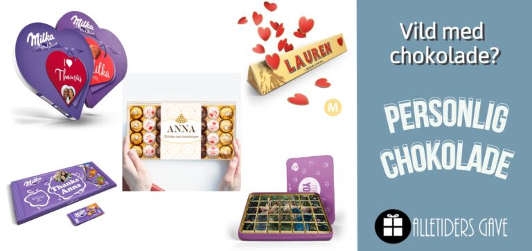 Personlig chokolade gave - Alletiders Gave - Personlige gaveideer