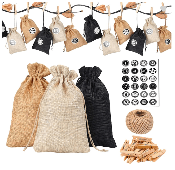 Inspiration til pakkekalender ophæng - Alletiders Gave