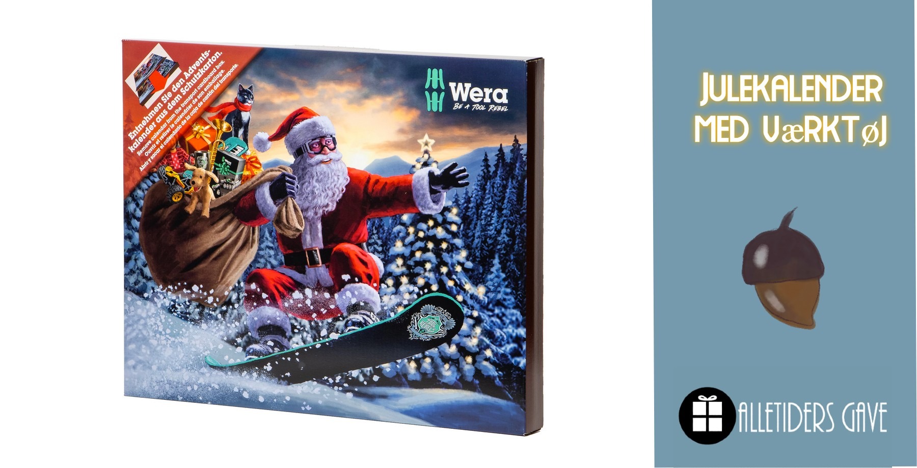 Julekalender med værktøj 2025 - Alletiders Gave Pakkekalender med værktøj